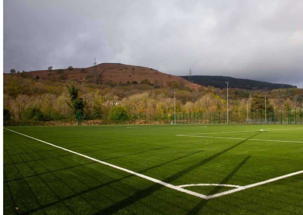 Afon Taf High School 3G Pitch Installation